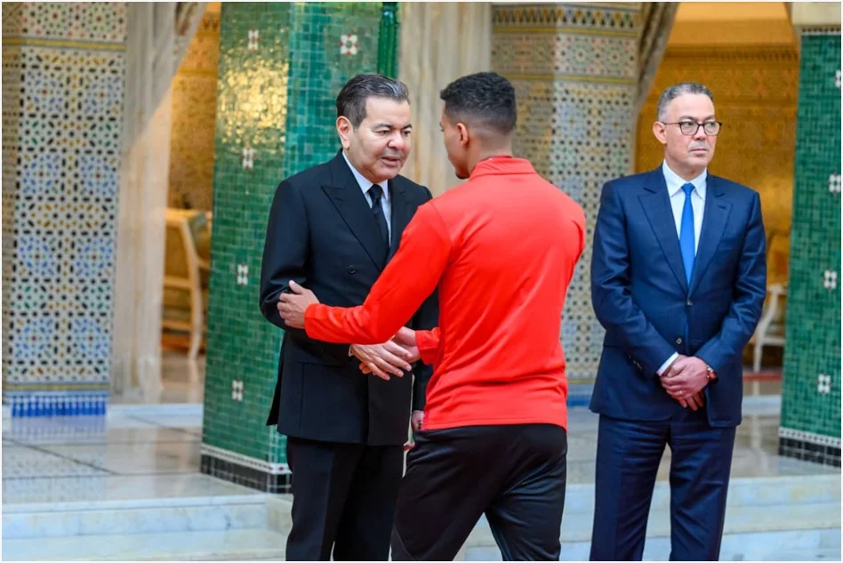Reception organized at the Royal Palace for Moroccan National Football ...